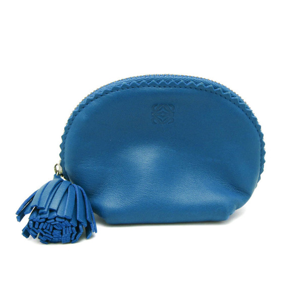 Loewe | Bags | Loewe Anagramm Womenmen Leather Coin Pursecoin Case Blue ...